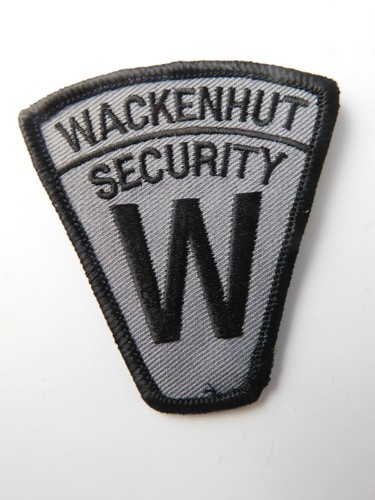 WACKENHUT SECURITY GUARD COMPANY VINTAGE PATCH SHOULDER CREST POLICE ...