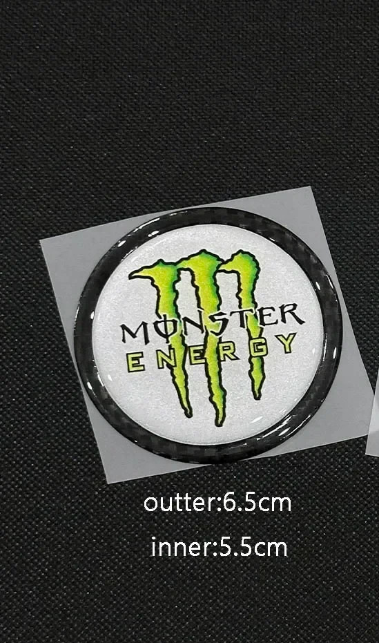 MONSTER ENERGY REFLECTIVE WHEEL STICKERS DECAL KIT LOGO TRIM | eBay UK
