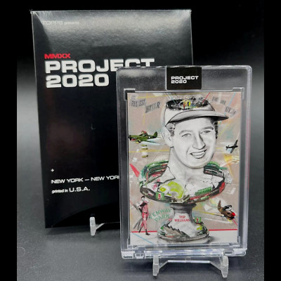Ted Williams Topps Project 2020 #158, 1954 Topps #250 by Andrew Thiele ...