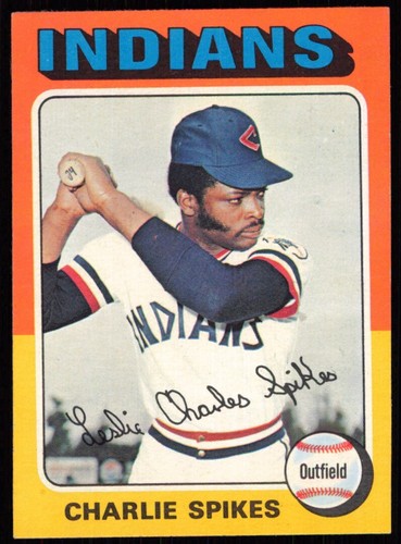 1975 Topps Charlie Spikes Cleveland Indians #135 | eBay