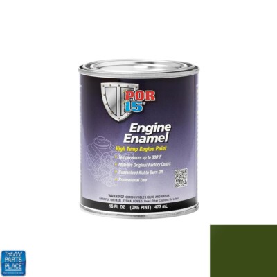 POR-15 High Temperature Engine Enamel Paint Austin Healy Green Pint New ...