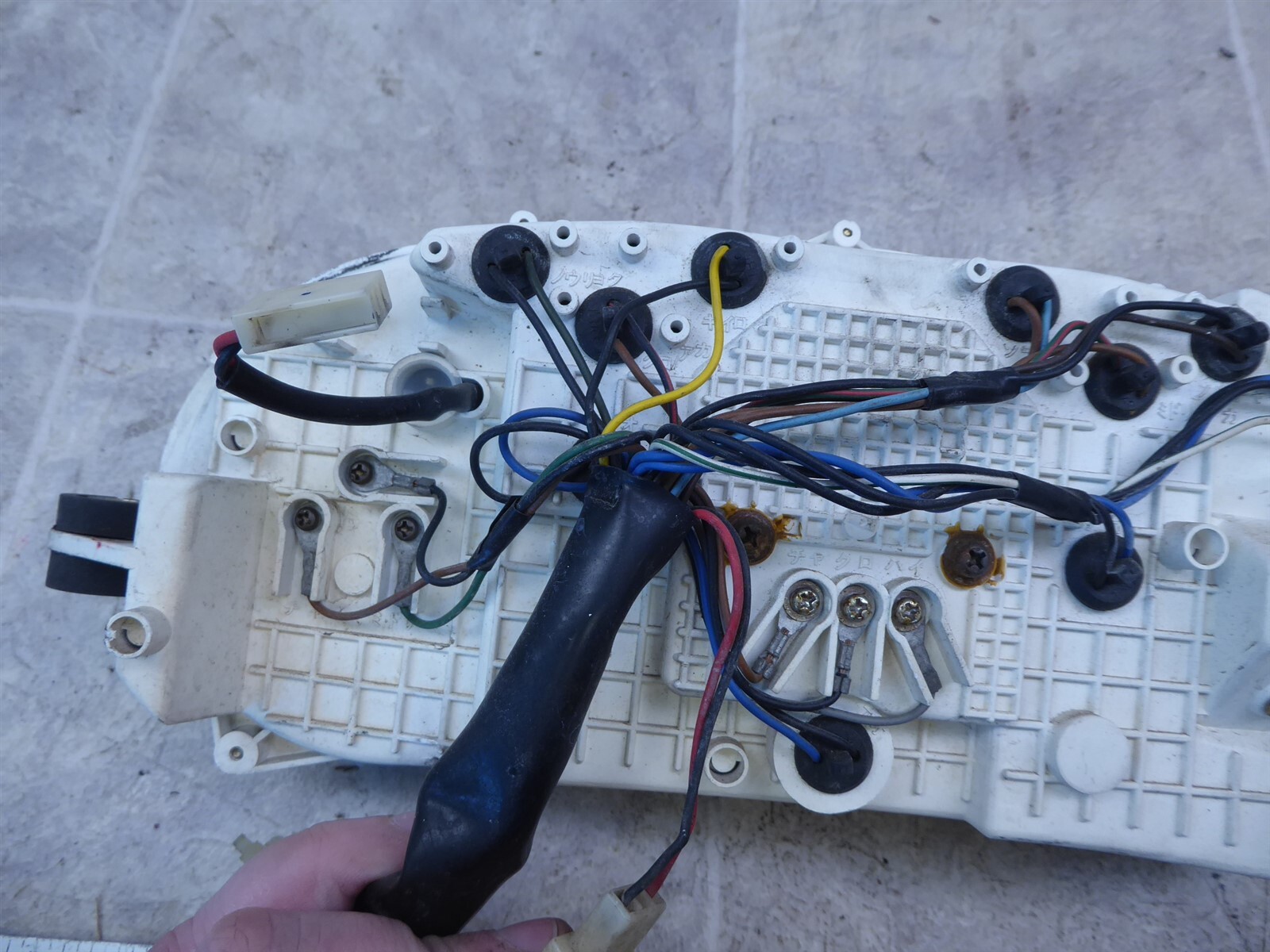 1987 Yamaha FJ1200 Y280-2) speedo tach fuel time gauge cluster panel | eBay