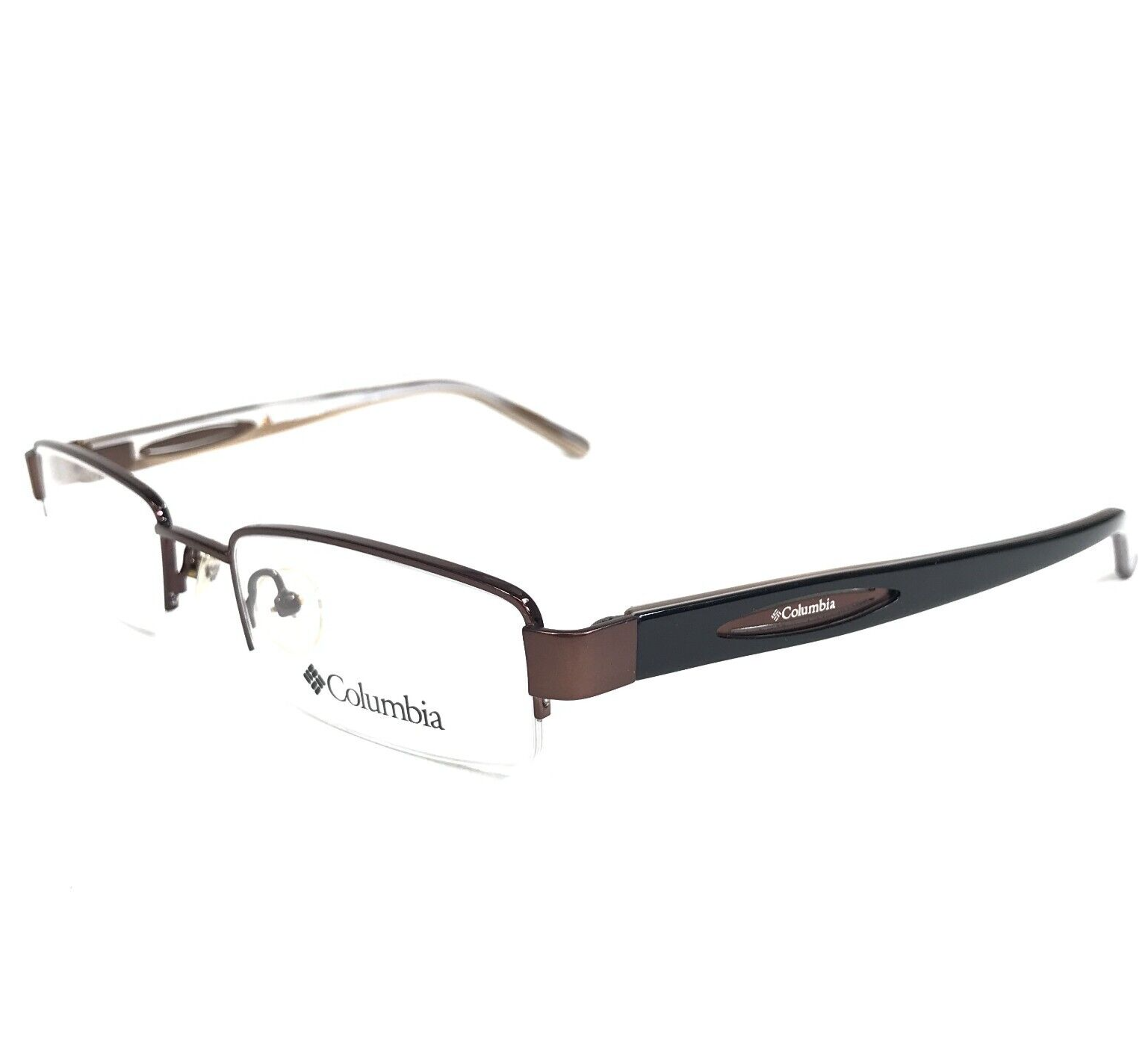 Columbia Eyeglasses Frames JET STREAM 306 C03 Black Brown Rectangular 50-19-140 882851093062| eBay