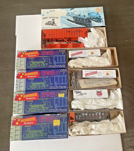 HO Scale Roundhouse Assorted Reefer Freight Car Kits Hopper Most ...