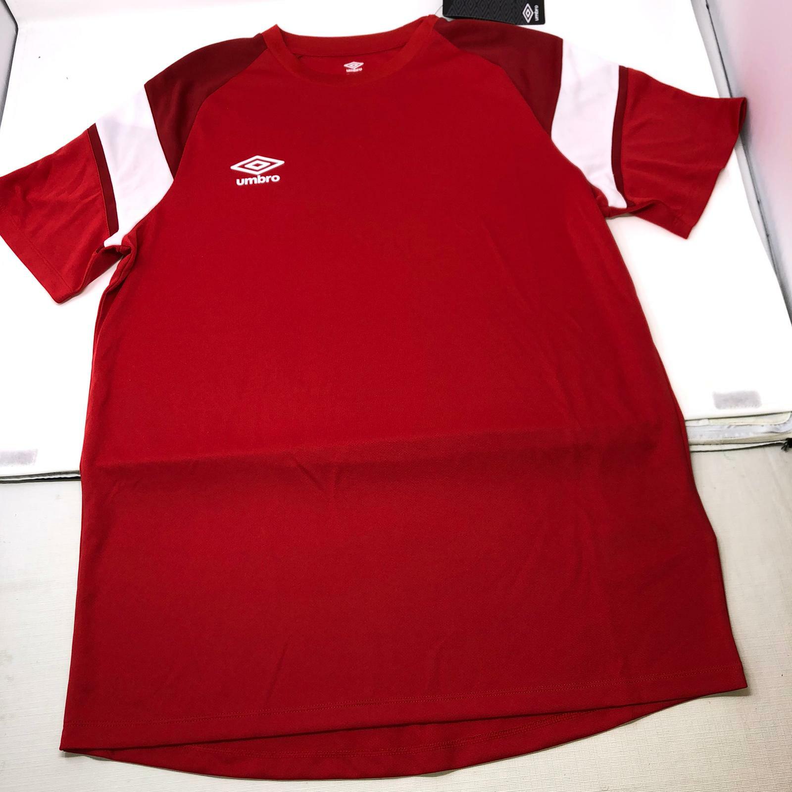NWT Umbro Red Light Signature Performance Sports Athletic Tshirt Men ...