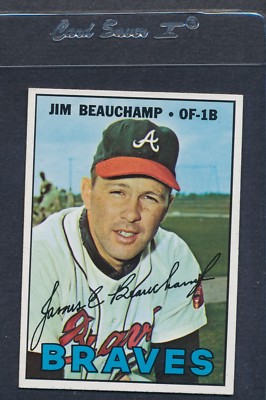 1967 Topps #307 Jim Beauchamp Braves NM/MT *6458 | eBay