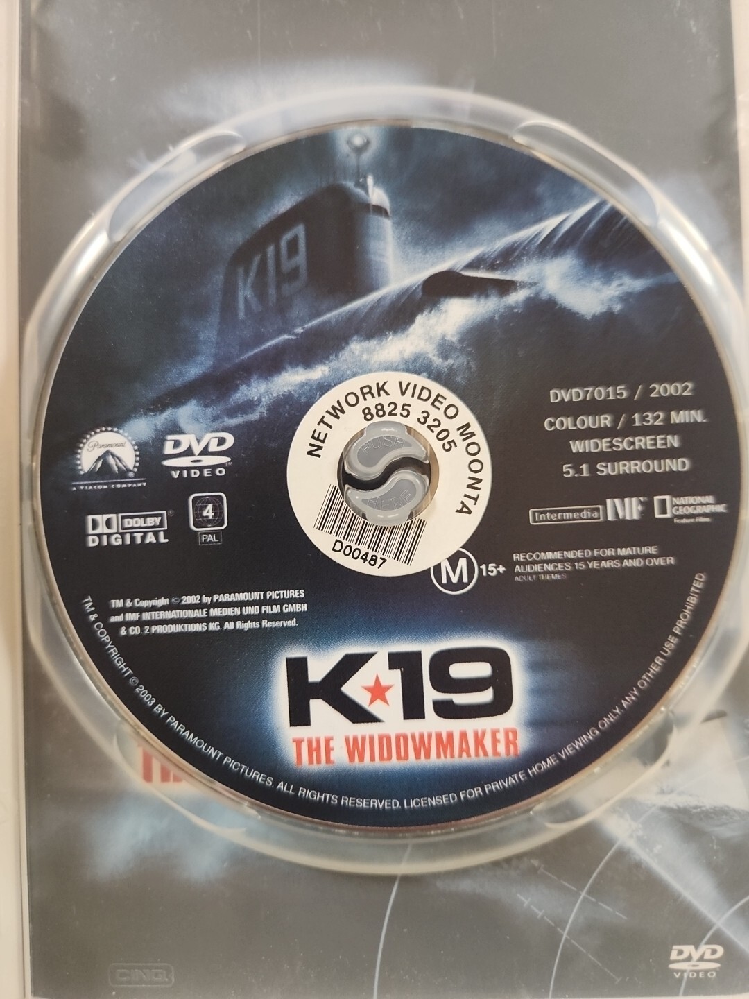 K-19 - The Widowmaker (DVD, 2002) 9324915070158 | eBay Australia