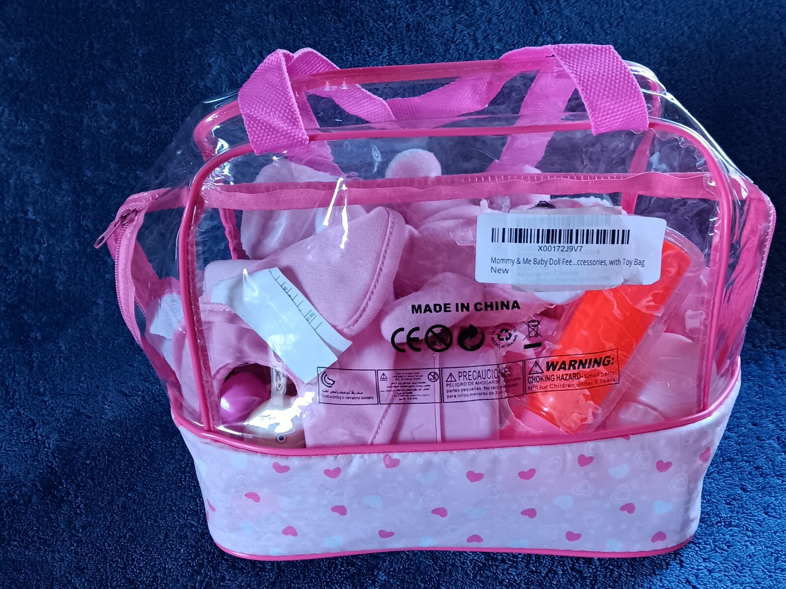 Hutton Toys Baby Doll Diaper Bag Accessory Lot Toy Bottle Cup Lotion ...