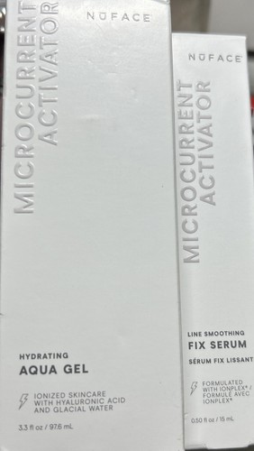 Nuface Microcurrent Activator Hydrating AQUA GEL & Line Smoothing FIX ...