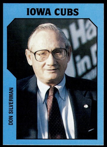 1985 TCMA Iowa Cubs Don Silverman Iowa Cubs #27 | eBay