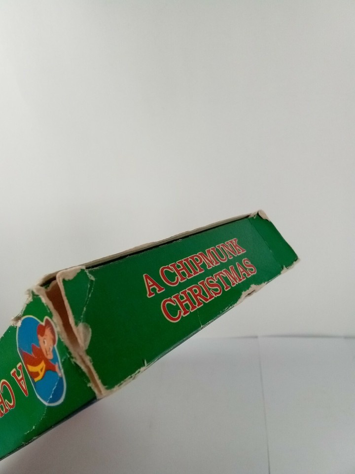 The Chipmunk Library A Chipmunk Christmas VHS RARE HTF | eBay
