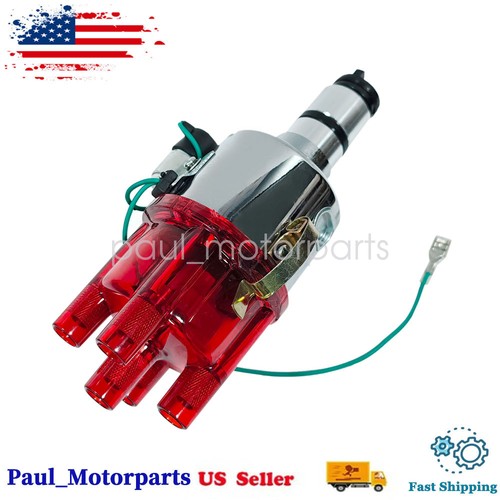009 Chrome Centrifugal Distributor Fits VW Bug Buggy Ghia Bus ...