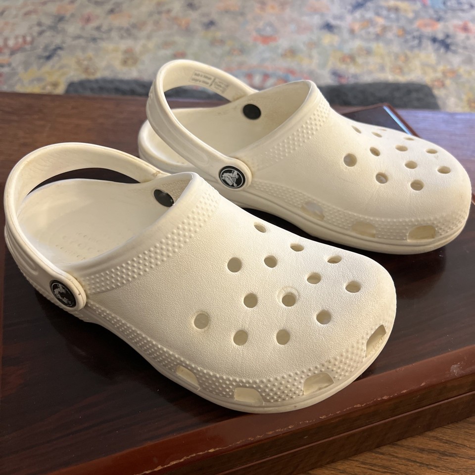 Crocs Kids Classic Clog - White Size 13 | eBay UK
