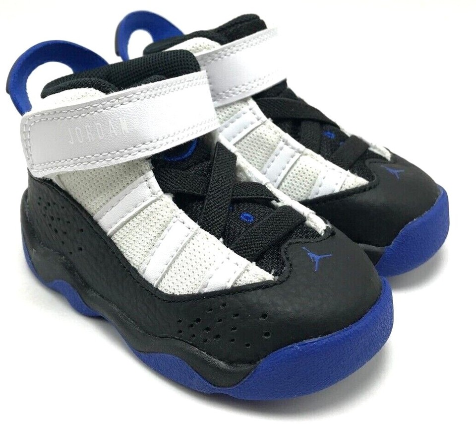 *NEW* TODDLER Baby Nike Jordan 6 Rings (TD) White / Blue (323420 142) 👍 ...