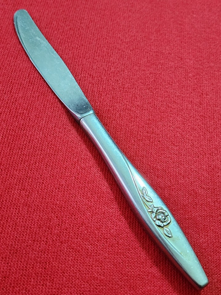 Oneida LASTING ROSE Stainless Oneidacraft Deluxe Silverware Flatware U ...