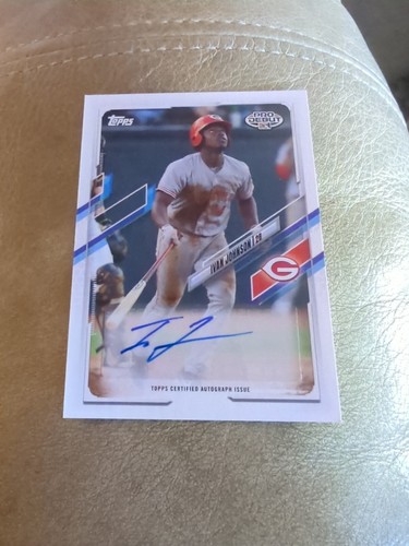 Ivan Johnson Auto Greeneville Reds 2021 Topps Pro Debut Autographs #PD ...