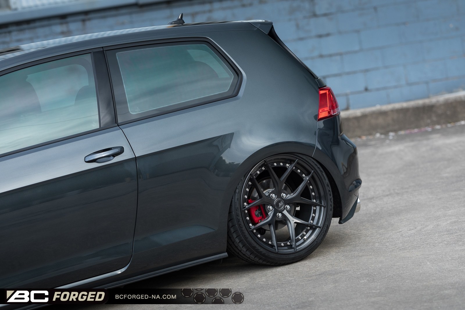BC Forged 19" Inch HCS21 Forged Custom Wheel VW Golf TSI GTD GTI R MK5 ...