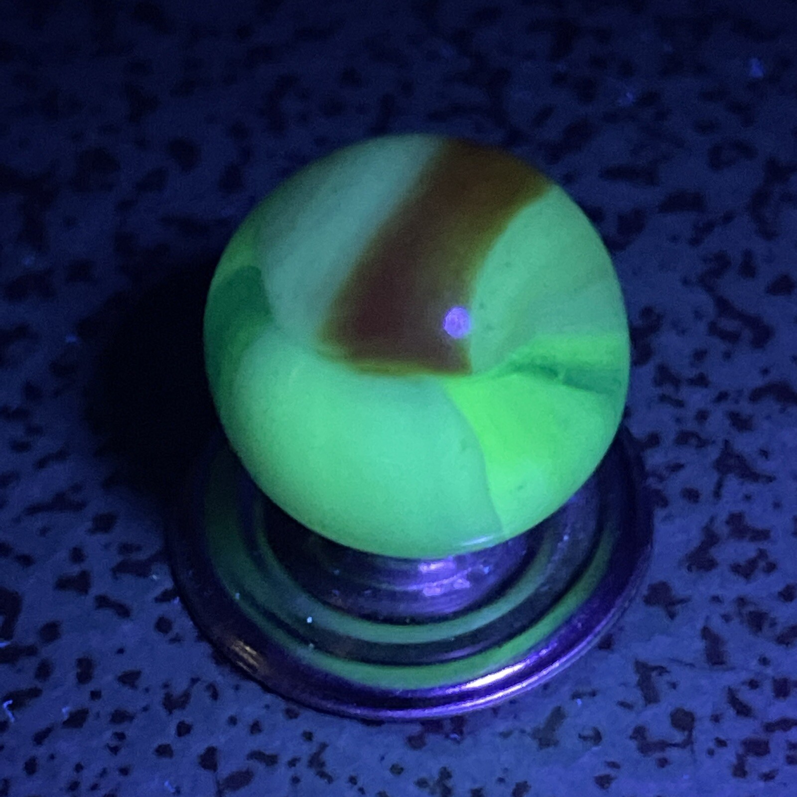 Vitro Helmet Or Akro Patch Marbles UV Active Marble Vintage Marbles 0. ...