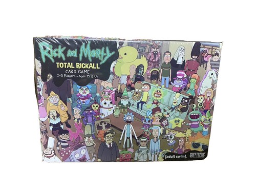 Rick And Morty Total Rickall Board Game - Brand New Sealed - Party ...