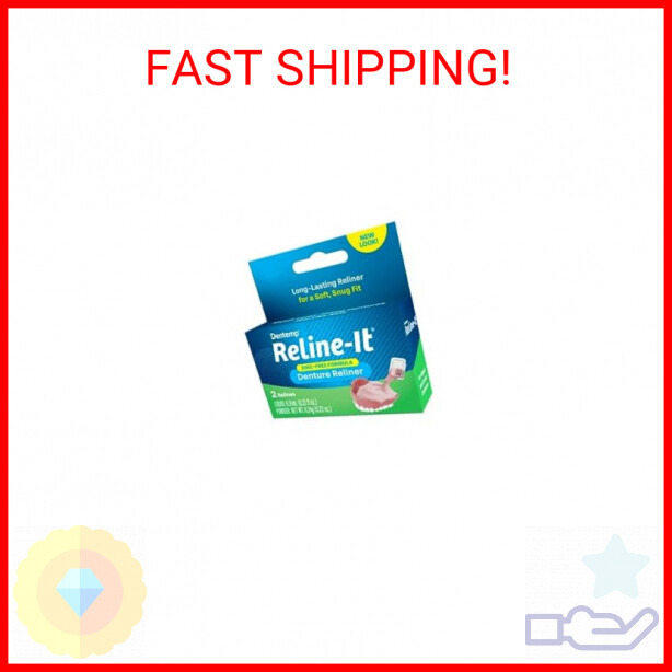 Dentemp Denture Reline Kit - Advanced Formula Reline It Denture Reliner ...