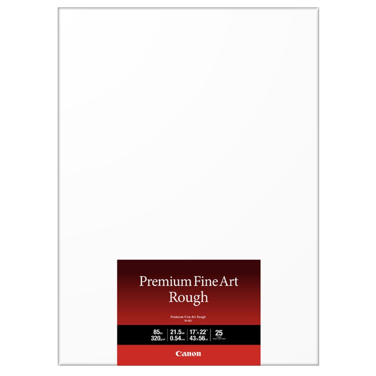 Canon Premium Fine Art Rough Photo Paper, 17x22", 25 Sheets #4562C006 ...
