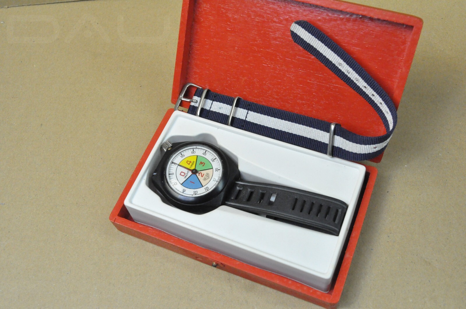 vintage 70s-80s HEUER Leonidas (TAG) Yacht Timer Sail Stop-Watch Swiss ...