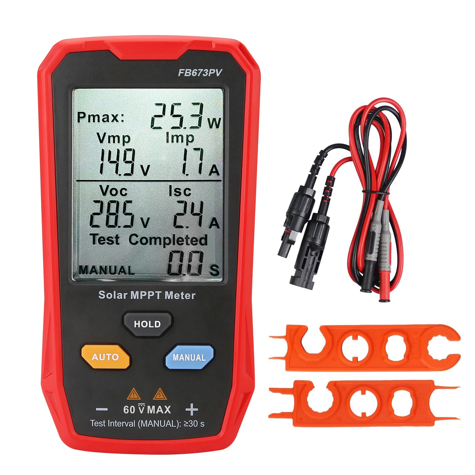 LCD Solar Panel Tester Meter Photovoltaic Multimeter 800W Solar MPPT ...