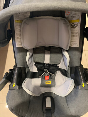 Infant Baby Insert For Car Seat Soft Grey Fabric | eBay