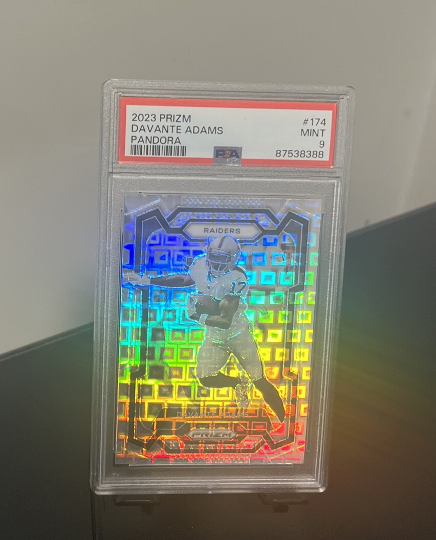 2023 Panini Prizm DAVANTE ADAMS Raiders #174 Premium Pandora 110/400 ...