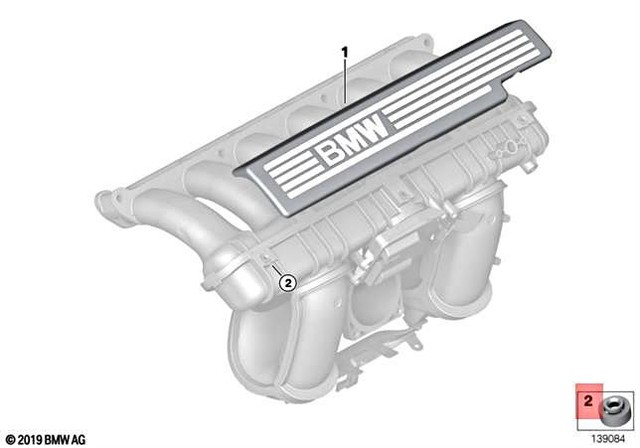 BMW 11617535848 Genuine OEM Factory Original Manifold Cover Bushing for ...