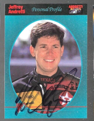 Jeff Andretti signed 1992 C-A-C trading card INDY RACING #7 | eBay