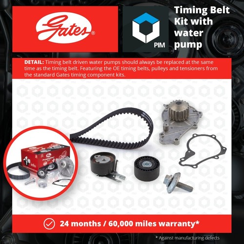 Timing Belt & Water Pump Kit KP15598XS Gates Set 16095256 1684448080 ...
