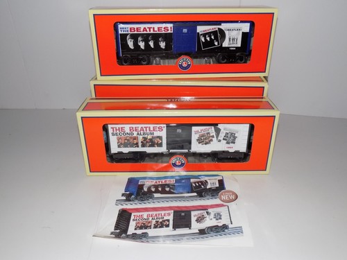 Lionel Trains RARE Introducing The Beatles Box Car 2 Pack Item #6-29961 ...