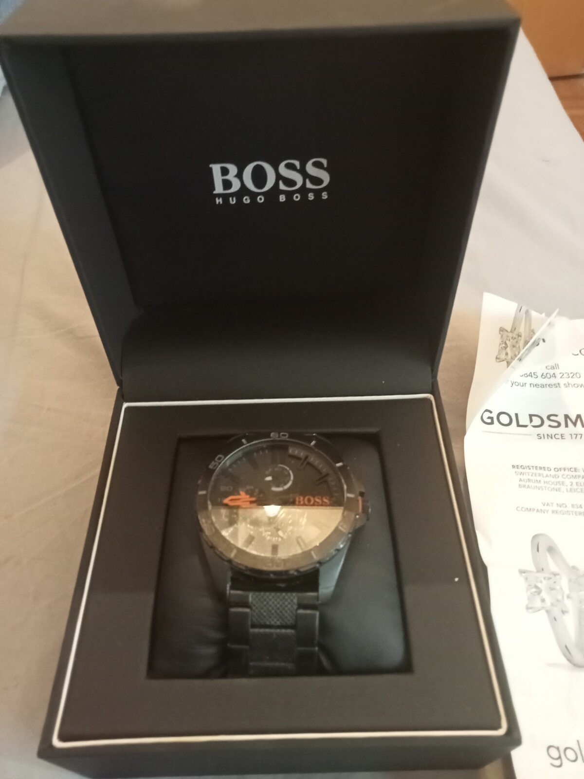 black hugo boss watch mens | eBay
