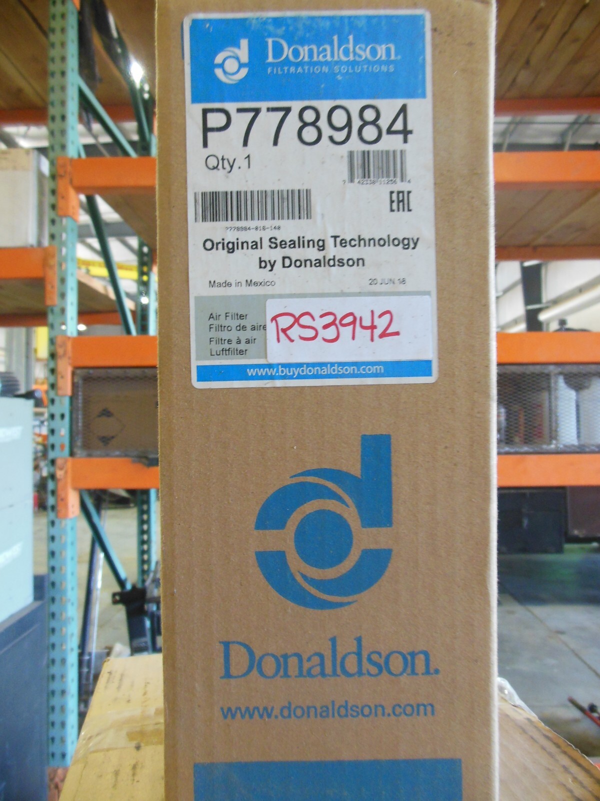 DONALDSON P778984 - Air filter cross reference