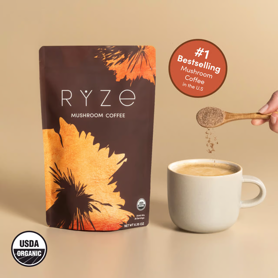 RYZE Ritual Set 60 Serving 2 bags of coffee + 1 Creamer Canister. Spoon ...