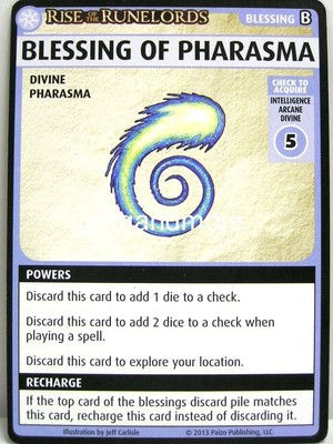 Pathfinder Adventure Card Game - 1x Blessing of Pharasma - Rise of the ...