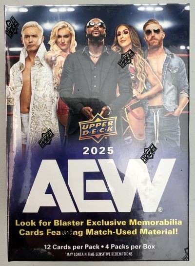 2025 Upper Deck AEW Wrestling Blaster Box | Factory Sealed | eBay