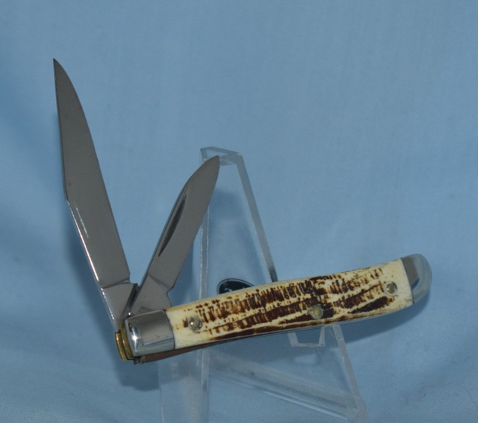 RARE VINTAGE QUEEN BONE JACK KNIFE USA 81 "NEAR MINT! NO CASE /BOX | eBay