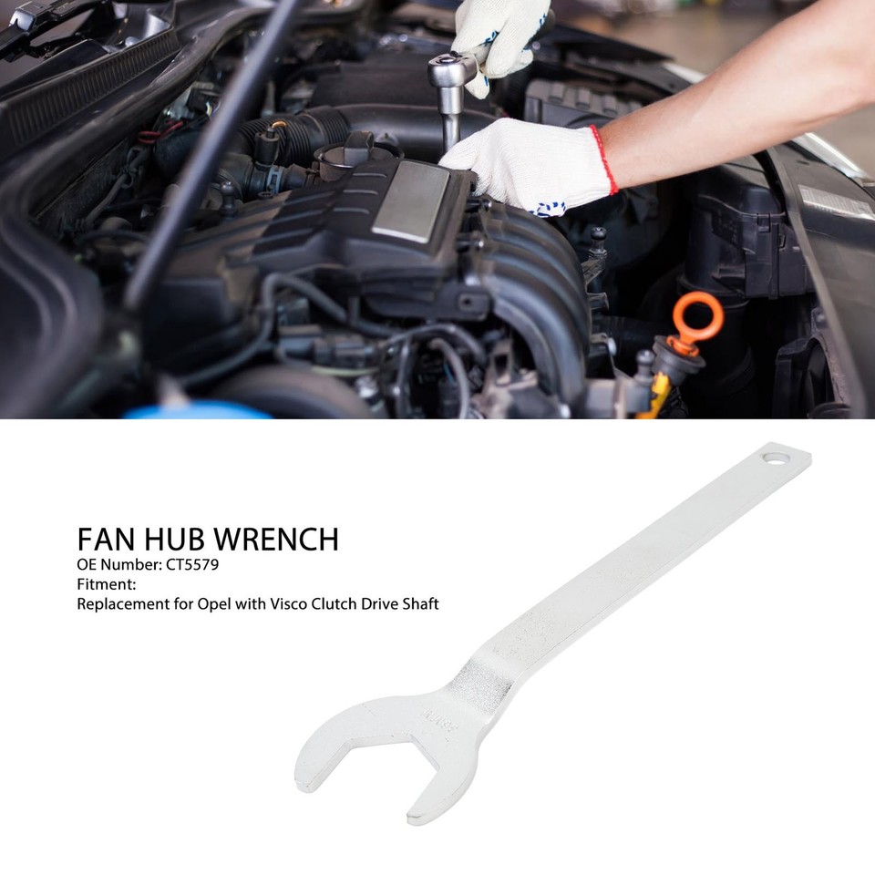 36mm Fan Hub Wrench Durable Metal Spanner Fit For Visco Clutch Drive ...