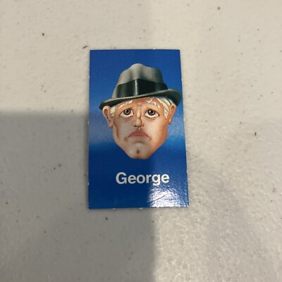 Blue Replacement Face Card for Guess Who 1987 Version Game George | eBay