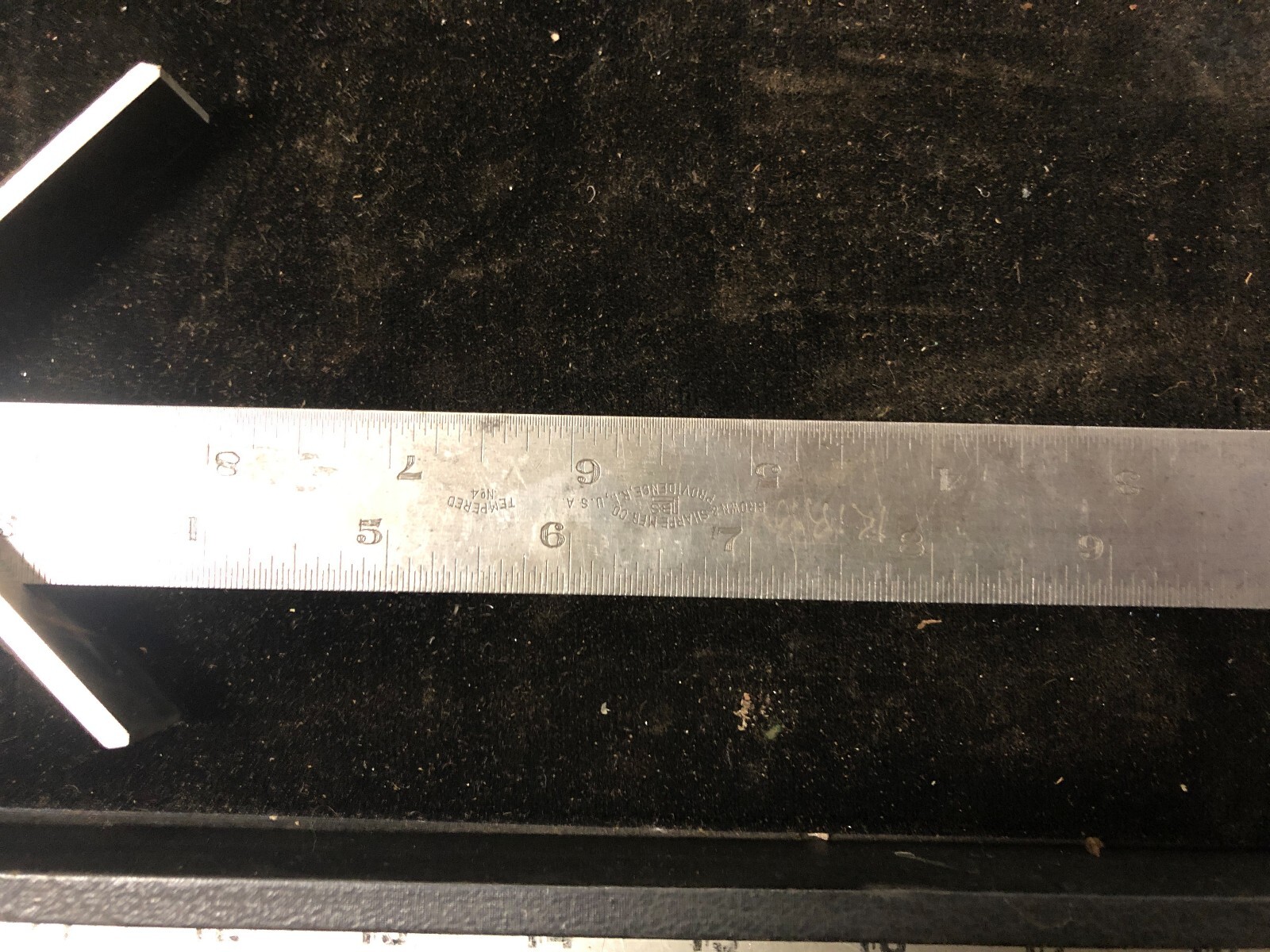 MACHINIST TOOL LATHE MILL Brown & Sharpe Combination Ruler Level Head ...