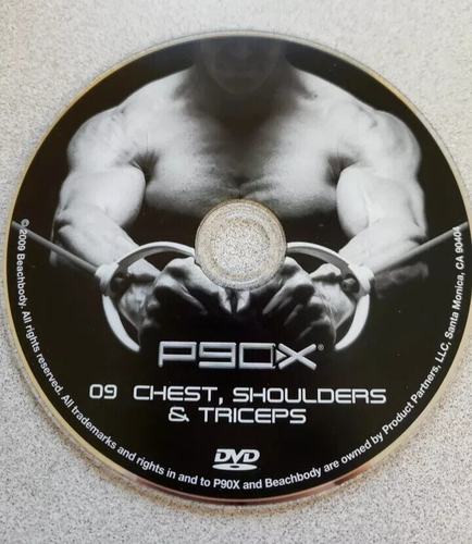 P90X Chest, Shoulders, & Triceps DVD (Disc 09) Tony Horton Beachbody ...