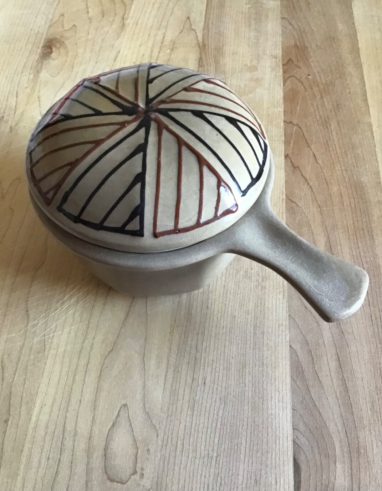 Roy Hamilton for Hartstone Decorated Stoneware Covered Handled ...