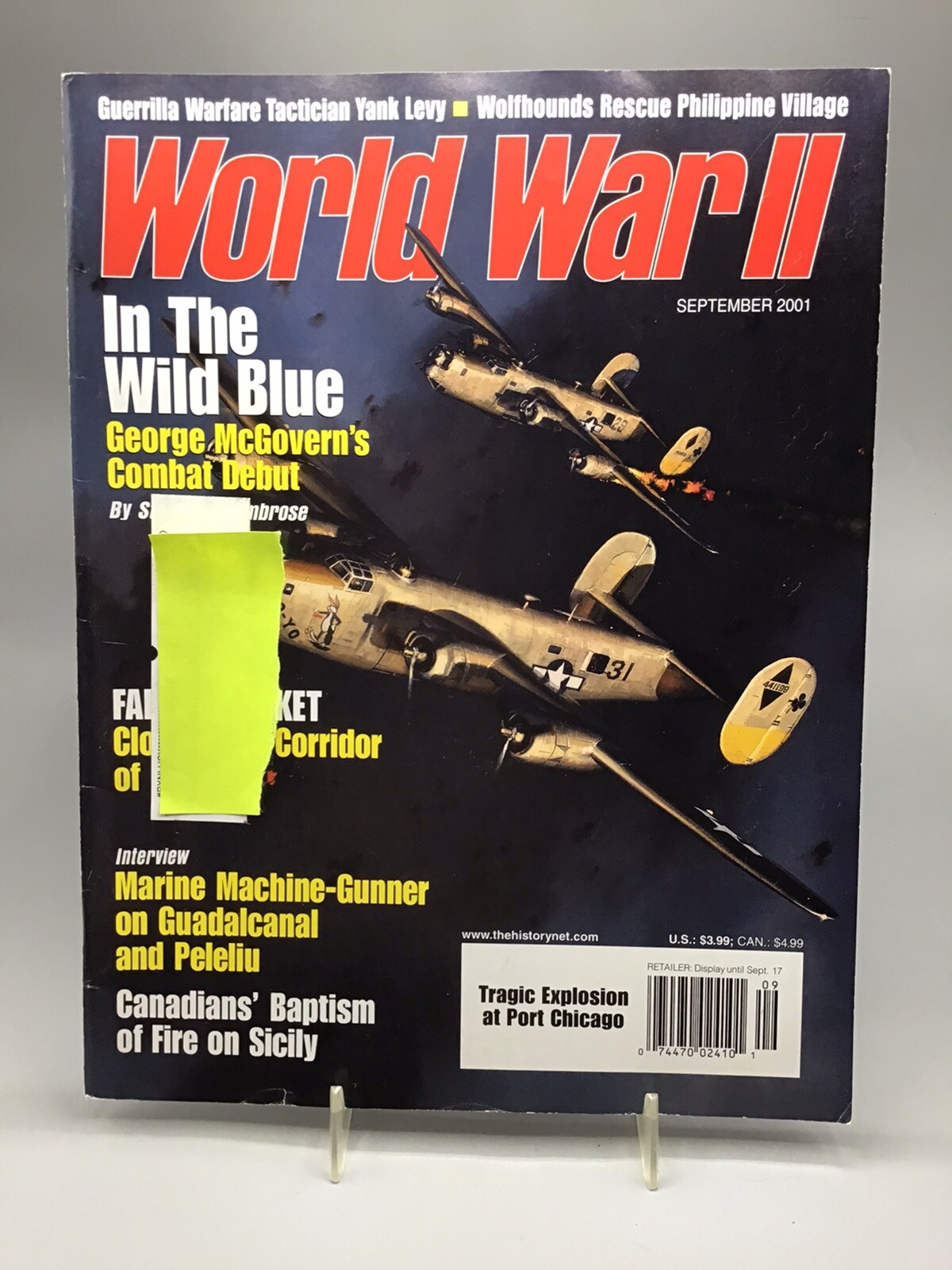 World War 2 Magazine September 2001 In The Wild Blue | eBay