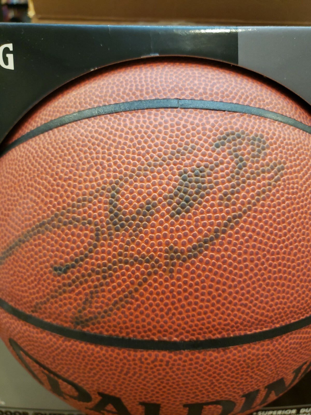 90s Shaquille O'Neal Signed Spalding Basketball Auto Goldin COA Stand ...