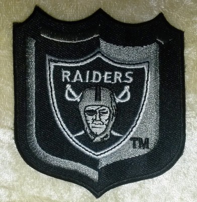Las Vegas Raiders Shield Logo 3" Iron On Embroidered Patch~ Free ...