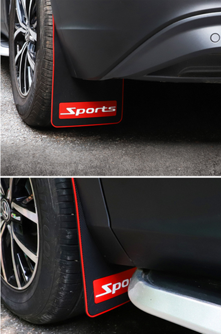 4Pcs/set Car Front+Rear Fenders Mud Flaps Mudguards Splash Guards ...