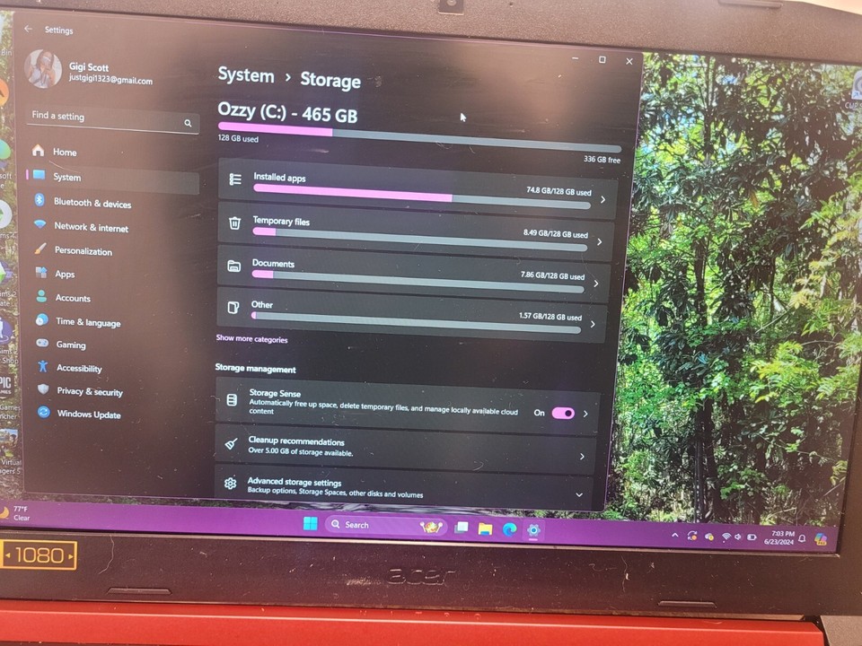 ASUS Nitro 5 AN517-51 Laptop i5-9300H 512GB SSD 12GB RAM Nvidia GTX1650 ...