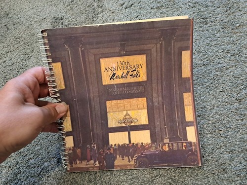 130th Anniversary Marshall Field's Date Book Department Store Chicago 1982 | eBay